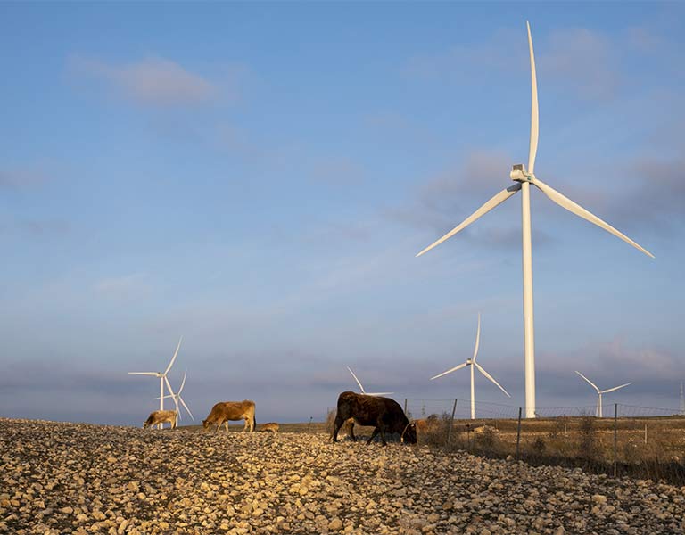 Spain: view of the Muniesa wind farm | Enel Group